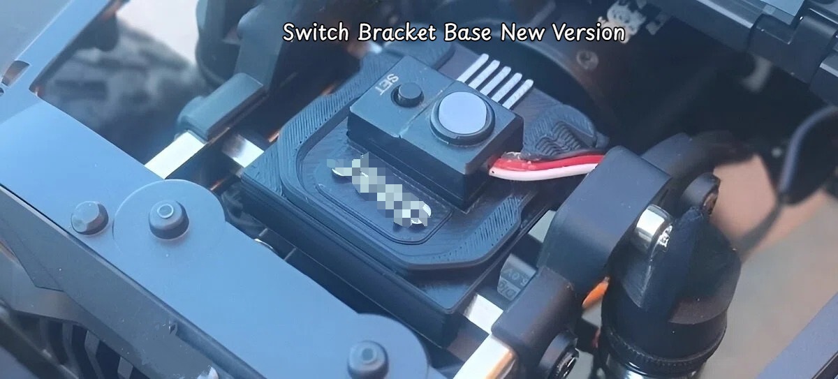 MJX Hyper Go H12Y RC Car Upgrade Parts Switch Bracket Base