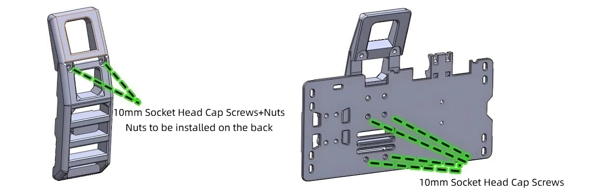 MJX Hyper Go H8H 1/8 Scale Upgrade Parts Left Side Expansion Plate with ...