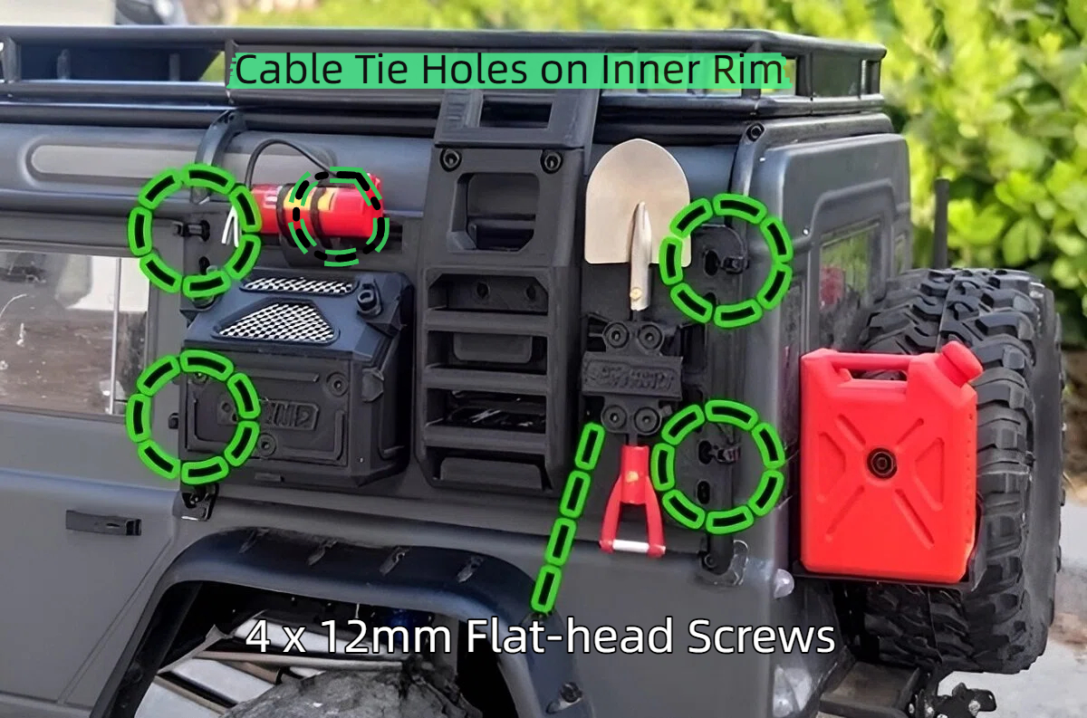 MJX Hyper Go H8H 1/8 Scale Upgrade Parts Left Side Expansion Plate with ...